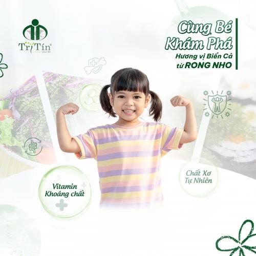 Cùng bé khám phá hương vị biển cả với món ăn từ rong nho